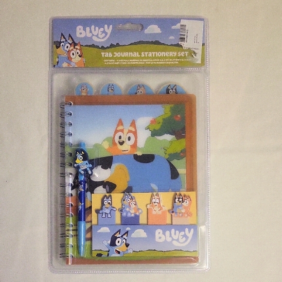 Bluey | Toys | Innovative Designs Bluey Stationary Set Tab Journal ...